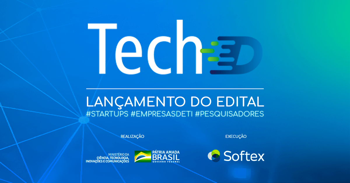 Programa TechD abre chamada para startups, empresas de TI, grupos de pesquisa e consórcios - Softex