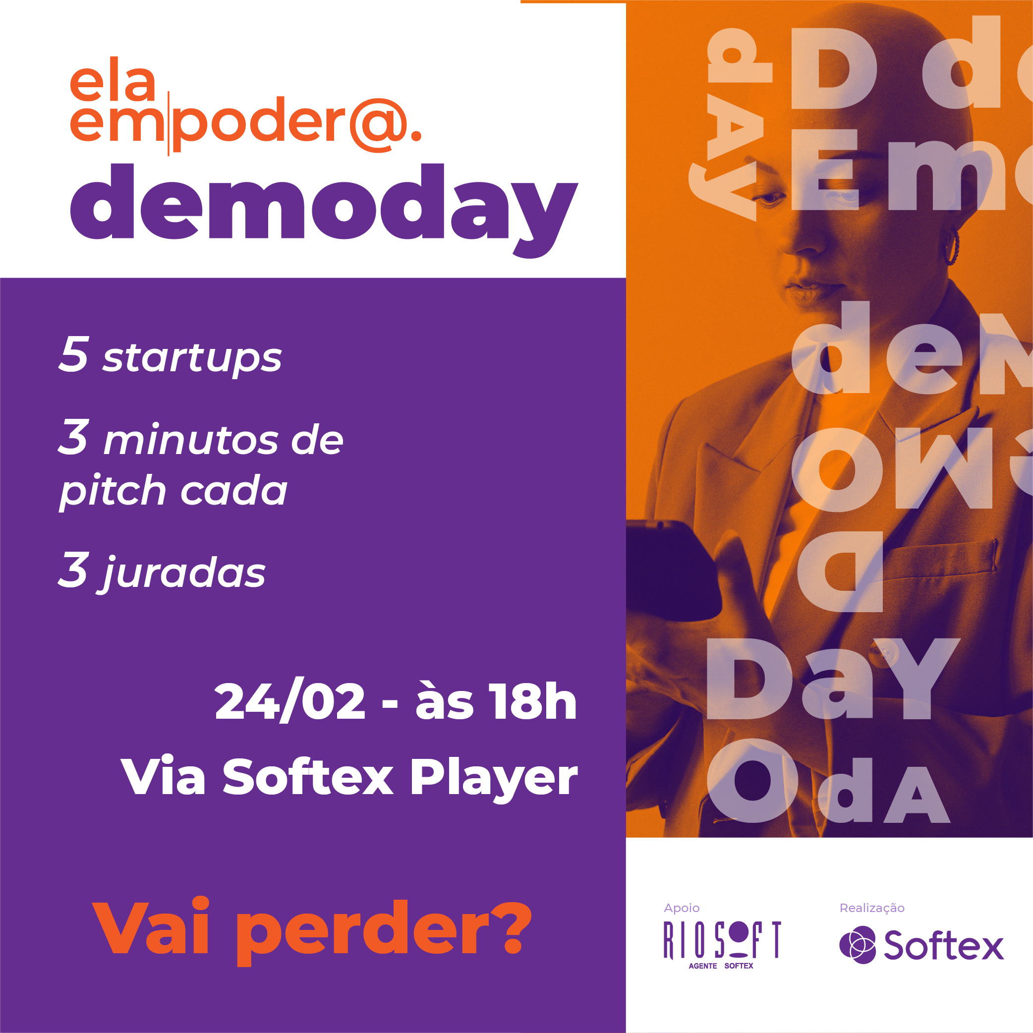 Saiba como foi o DemoDay do ElaEmpoder@ e quem foi a startup vencedora deste ciclo - Softex