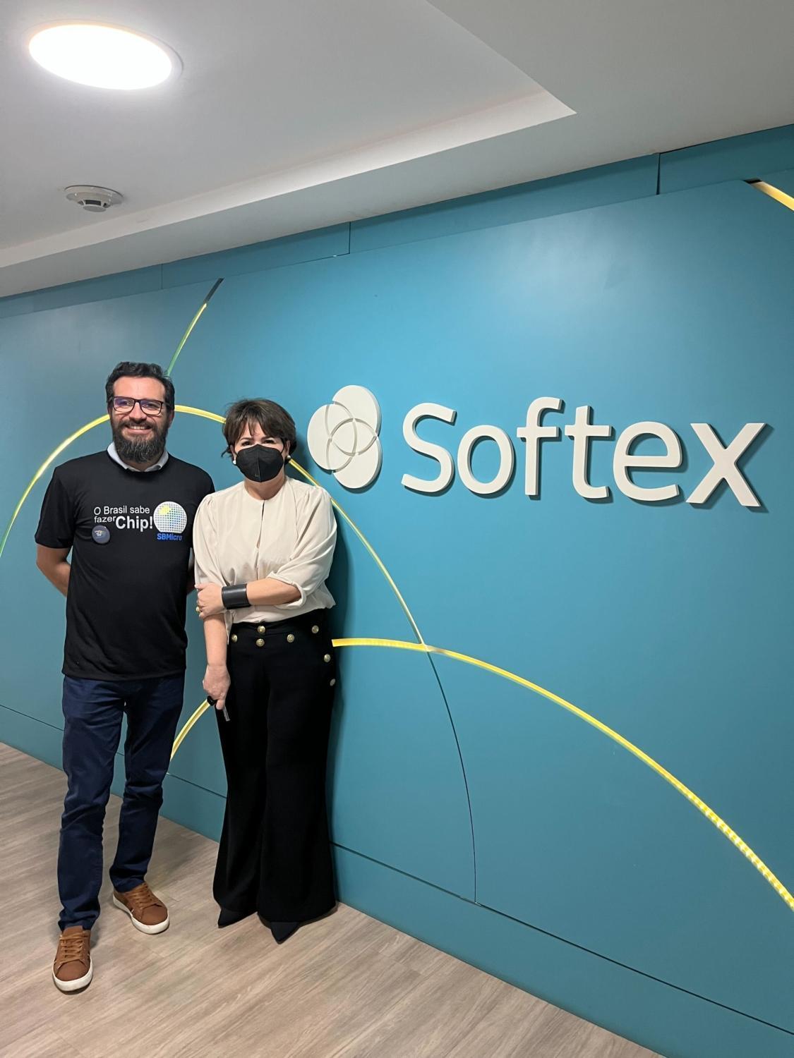 Softex recebe a visita da presidente da SBMicro - Softex